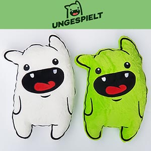 moodrush - Ungespielt Merchandise Shop - Schleh Kissen von Unge
